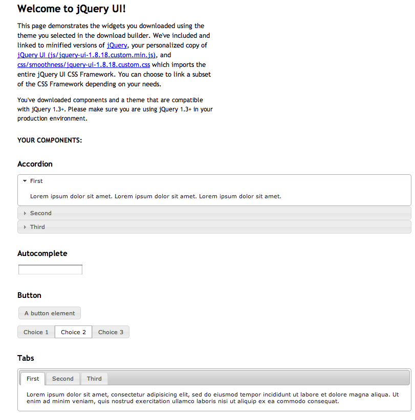 Jugando con jQueryUI: Introducción - Capa 8
